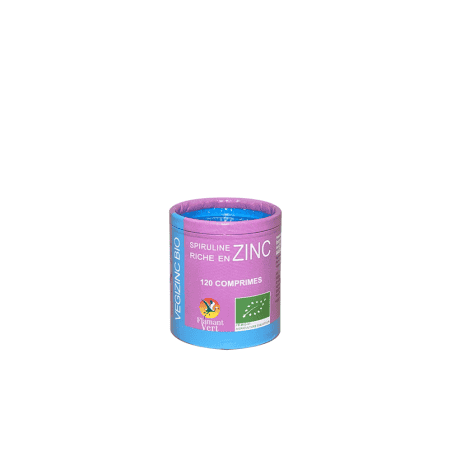 Vegizinc Flamant Vert – Zinc végétal 120 comprimés