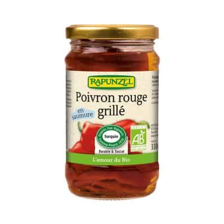 Poivrons rouges grillés bio – Rapunzel 310g