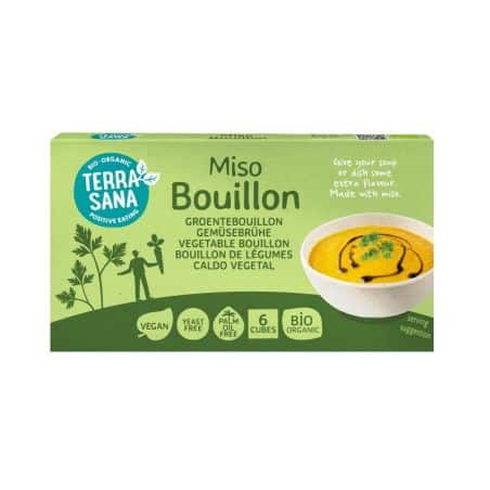 Bouillon Cubes Légumes Miso Terrasana 6x10g