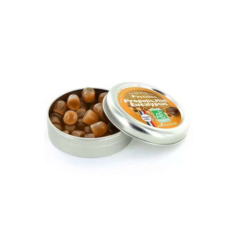 Pastilles Propolis Miel 45 g Aromandise