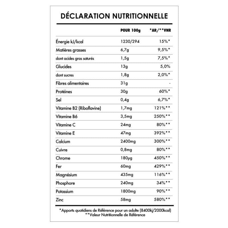 Moringa poudre bio 125g super-aliment
