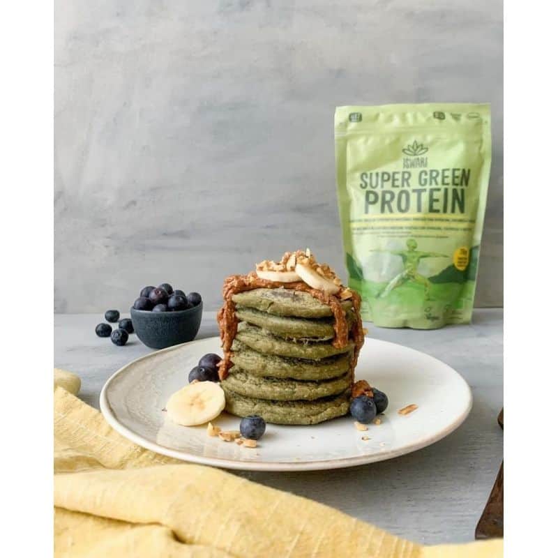 Protéines Super Green Iswari – 250 g vegan & détox