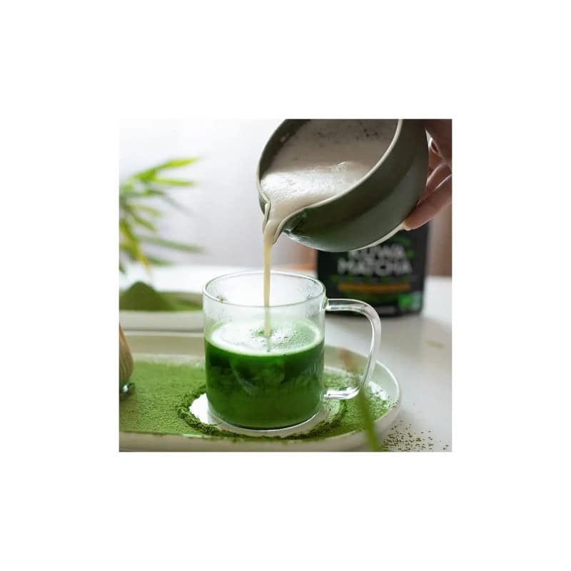 Bol matcha Jade avec bec verseur 0,40 L – Aromandise