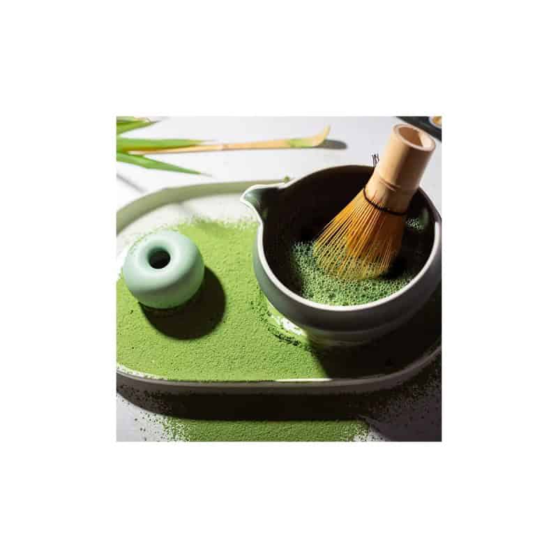 Bol matcha Jade avec bec verseur 0,40 L – Aromandise